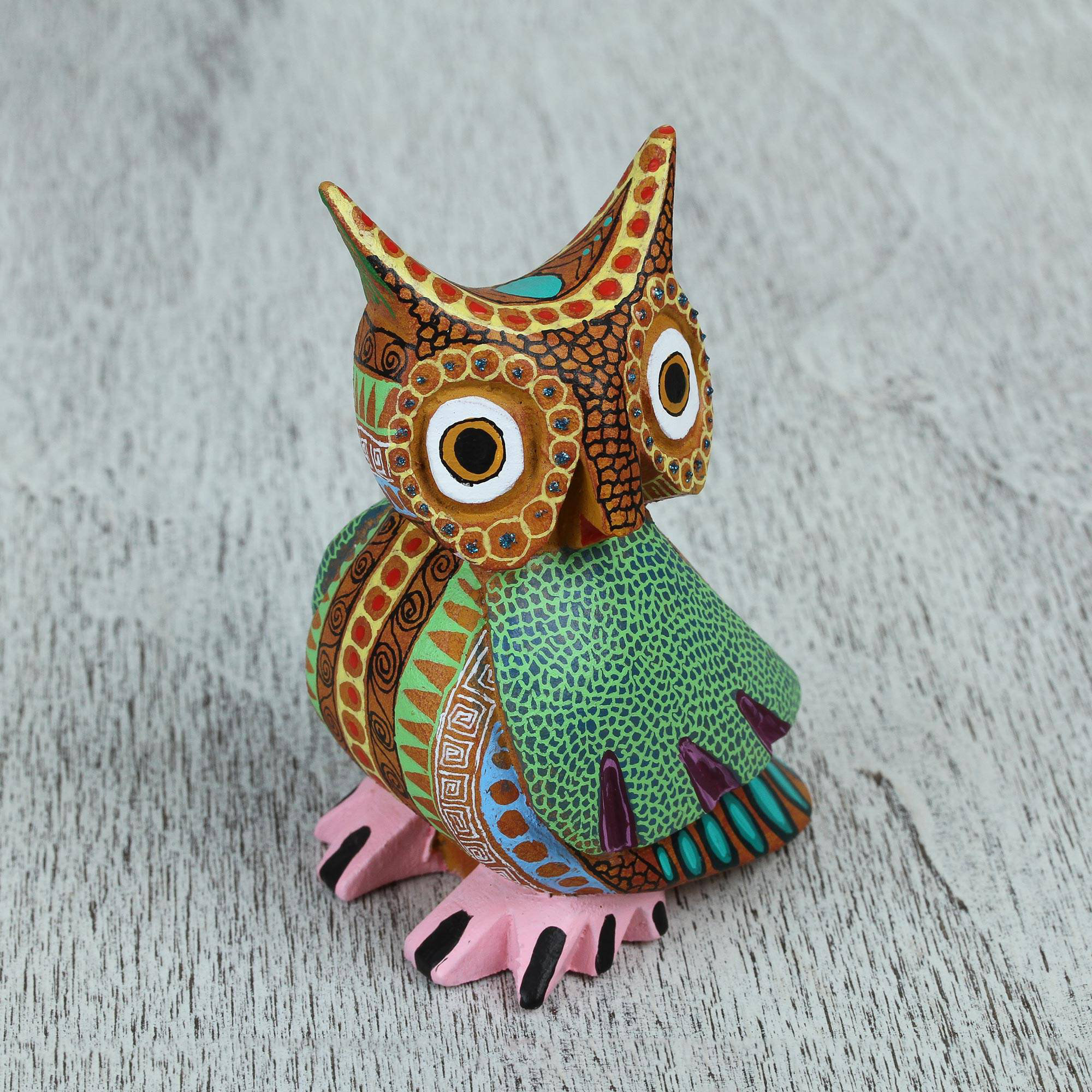 Millwood Pines Pimm Dream Vision Wood Alebrije Figurine | Wayfair