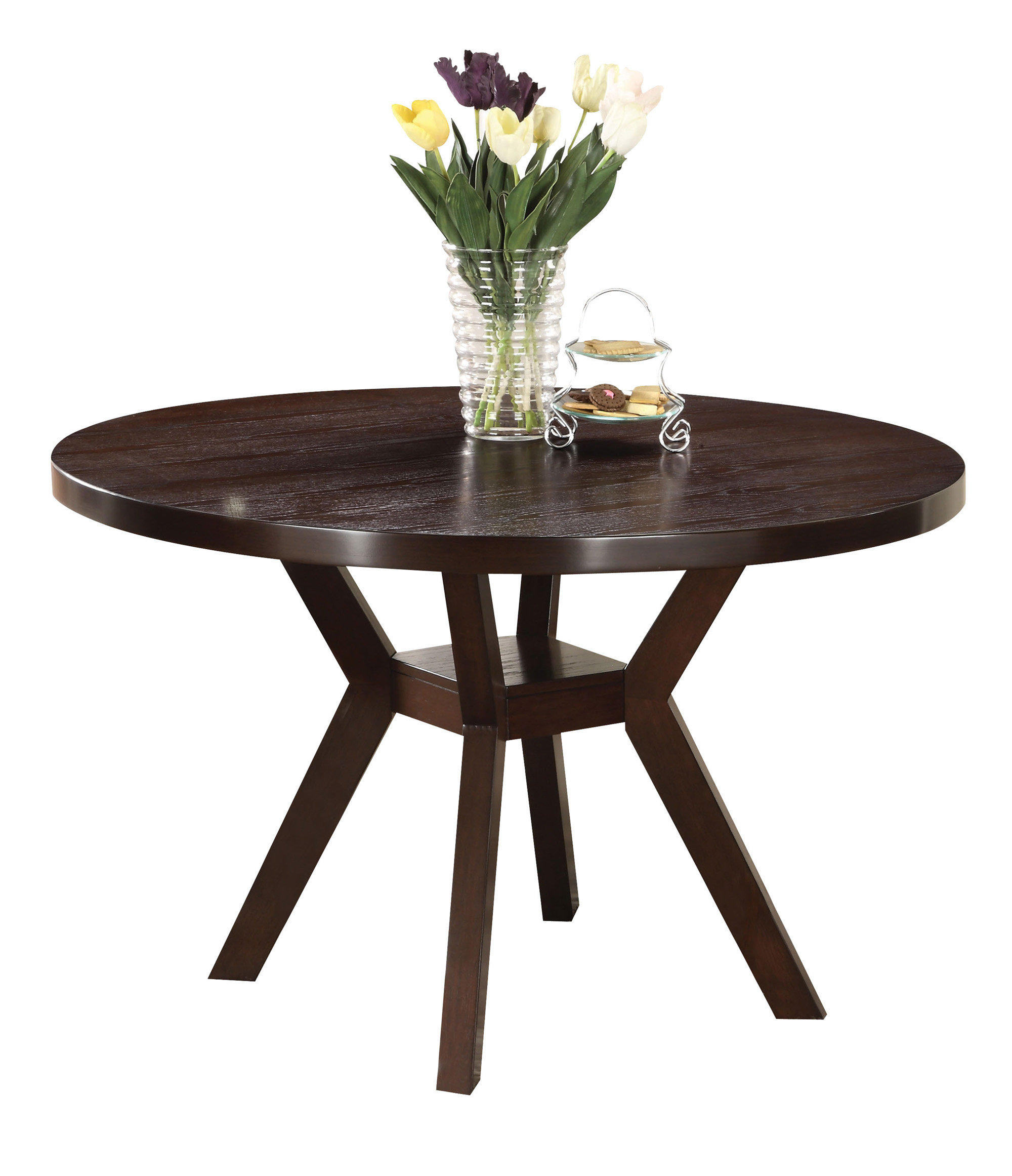 Latitude Run® Drake Espresso Finish Dining Table | Wayfair