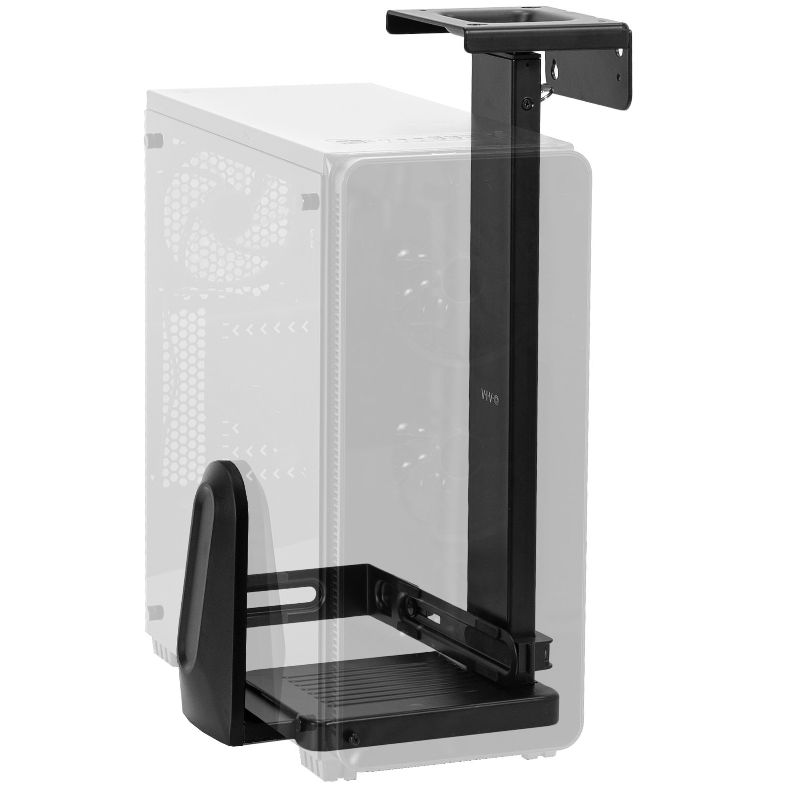 VIVO Large Adjustable Under Desk PC Mount, Computer Case CPU Holder ...