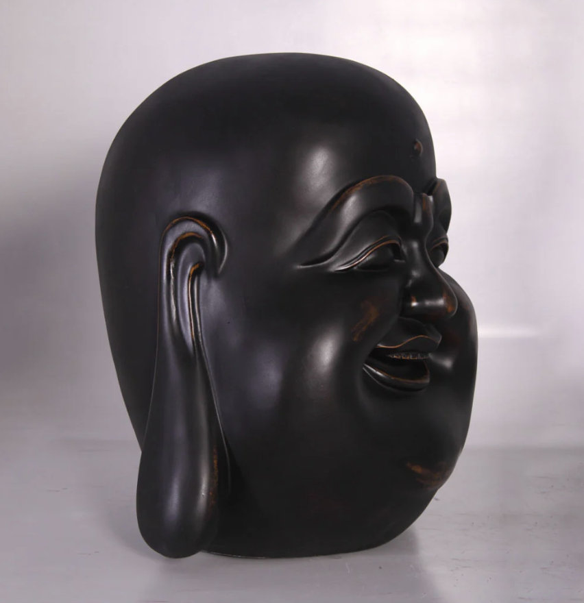 Bloomsbury Market Jolly Buddha Head Statue | Wayfair