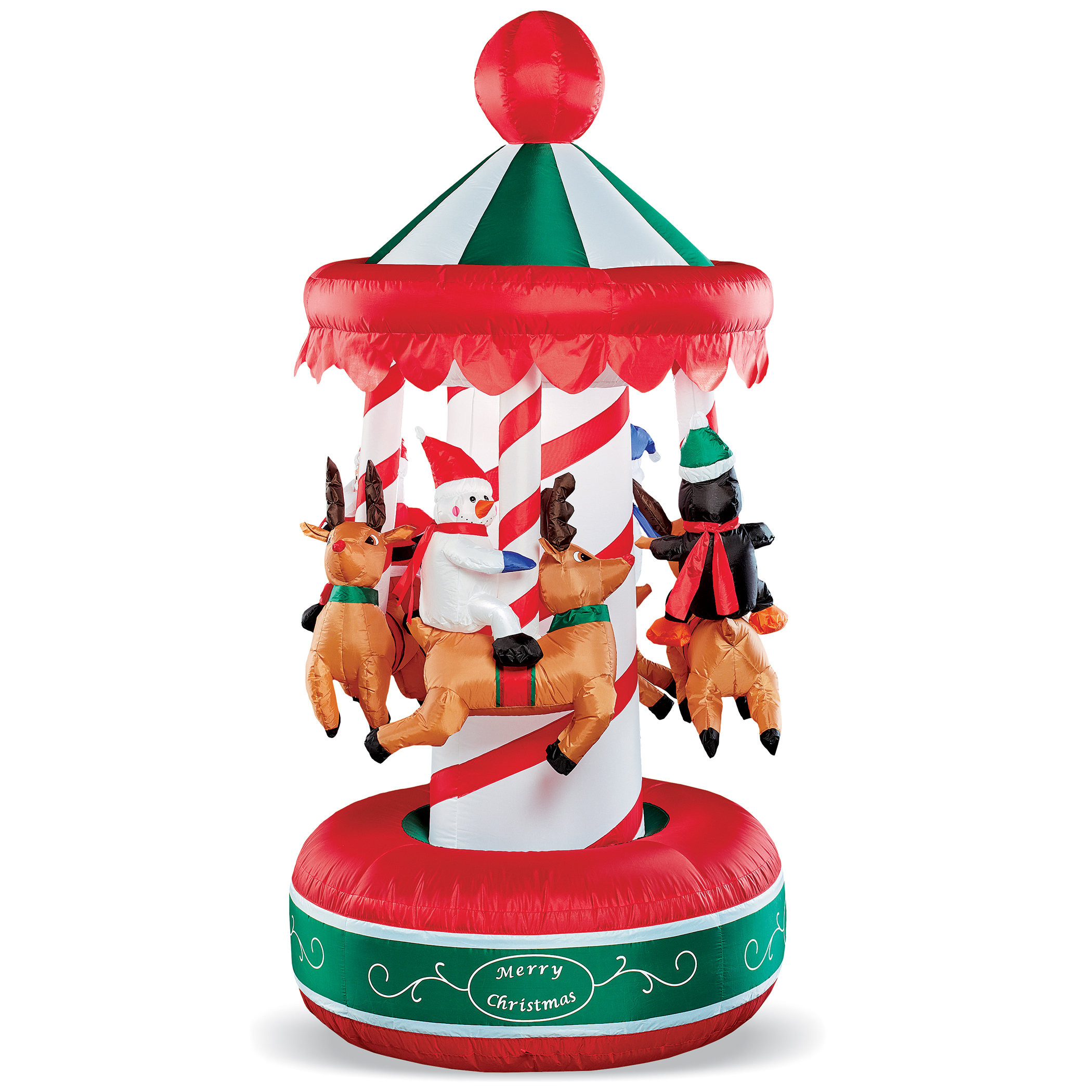 The Holiday Aisle® Rotating Carousel Inflatable "& Reviews" - Wayfair ...