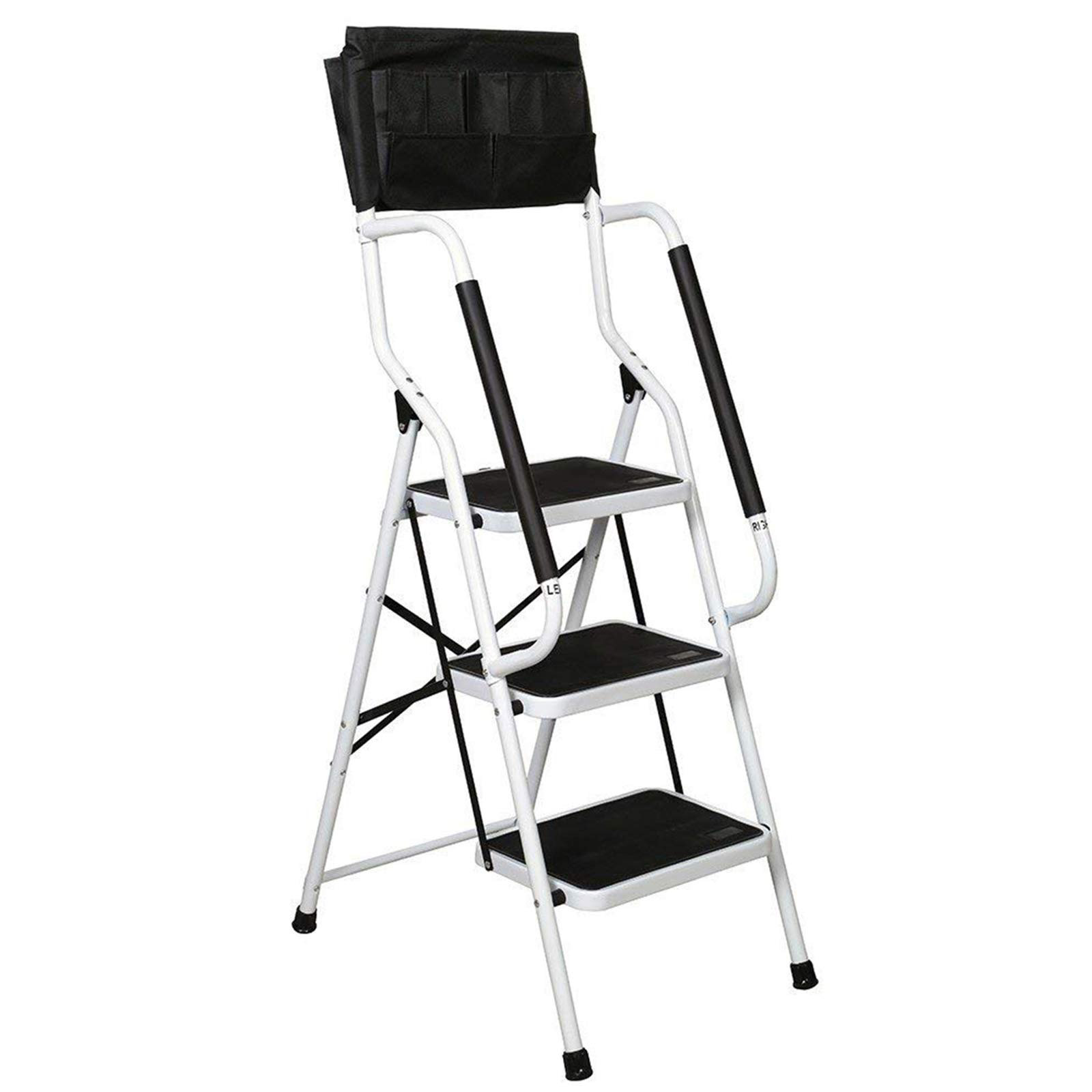 Latitude Run® 3 Step Ladder With Handrails 500 Lb Capacity Step Stool ...