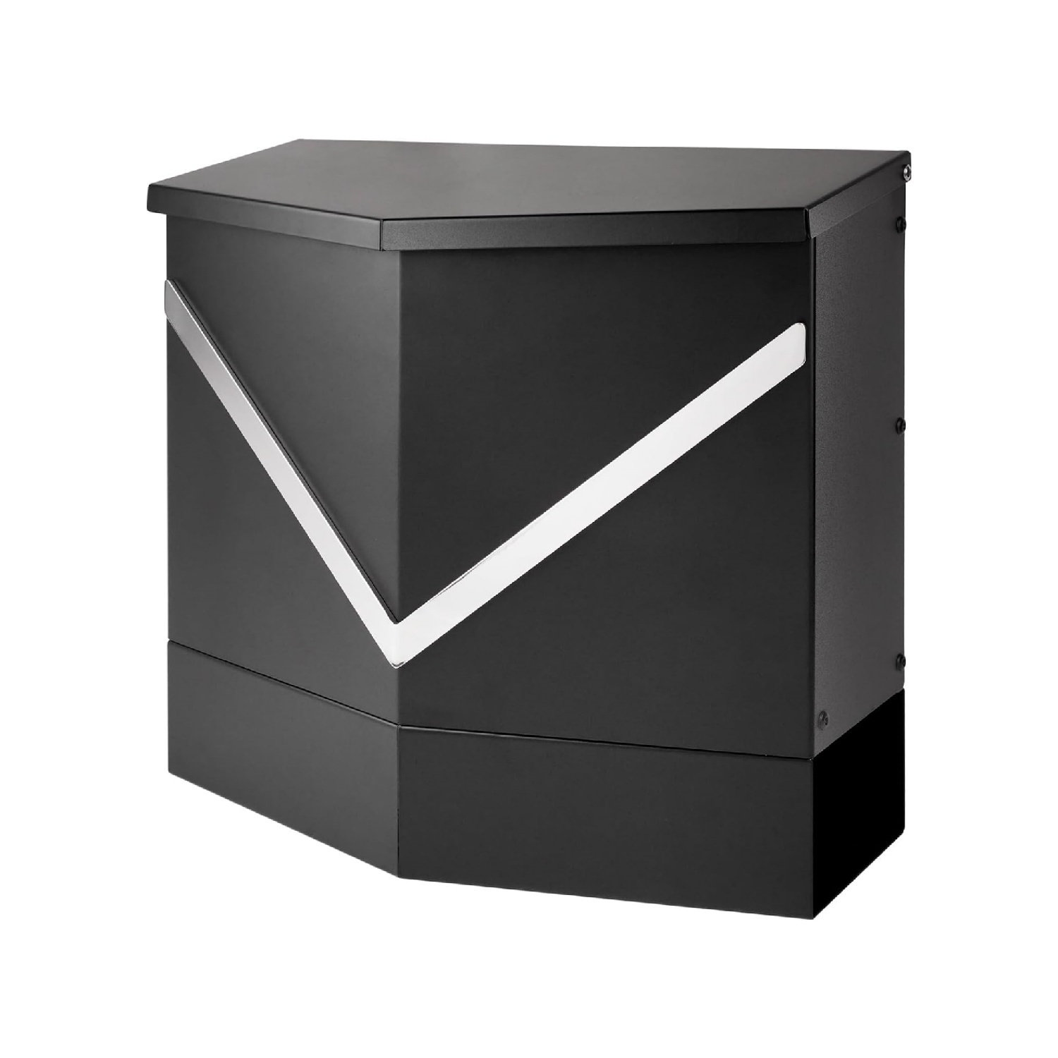 Home Moderne-N Weatherproof Wall-Mount Locking Mailbox For Outdoor Use ...