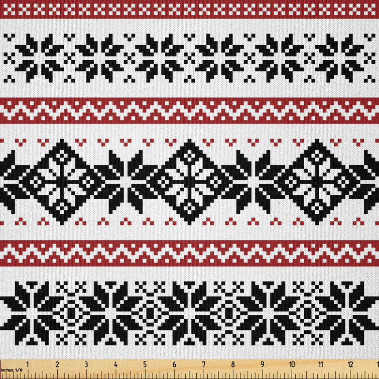The Seasonal Aisle Alnora Elaborate Seasonal Motif Fabric | Wayfair.co.uk