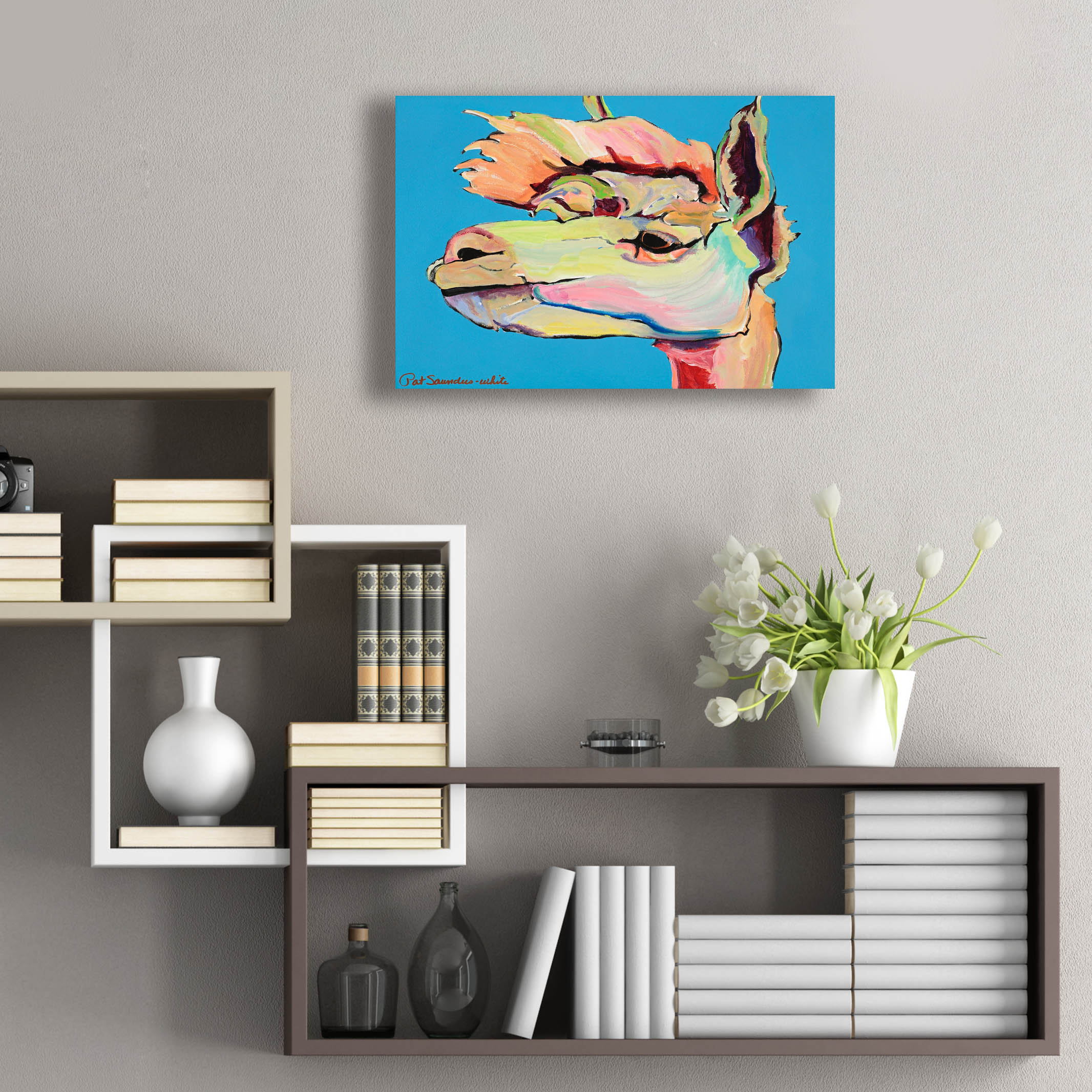 Union Rustic 'Protecting The Flock' by Pat Saunders-White Acrylic Glass ...
