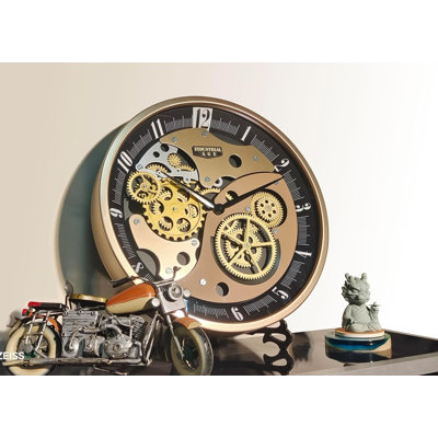 steampunk mantel clock