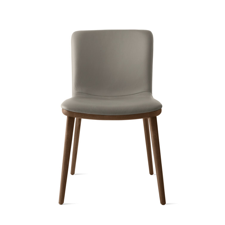 Calligaris Annie Upholstered Dining Chair with Wooden Legs | Wayfair