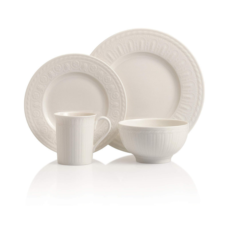 Villeroy & Boch Cellini Porcelain China Dinnerware Set - Service for 6 ...