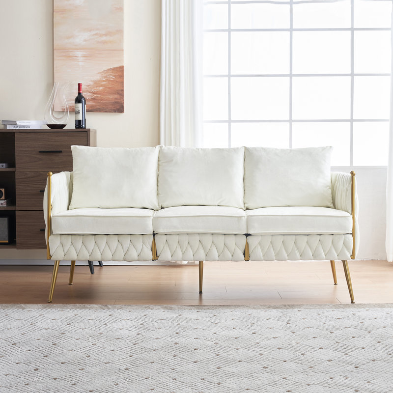 Mercer41 Simervir 70'' Velvet Sofa | Wayfair