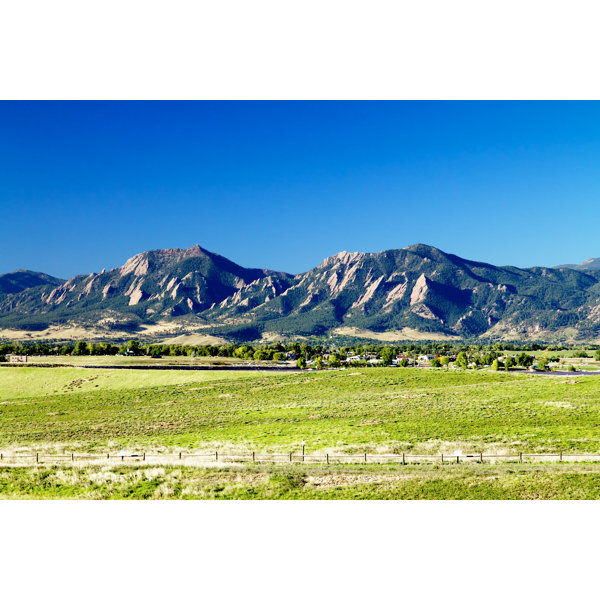 Union Rustic Flatirons Boulder by Gerardo Brucker - Wrapped Canvas ...