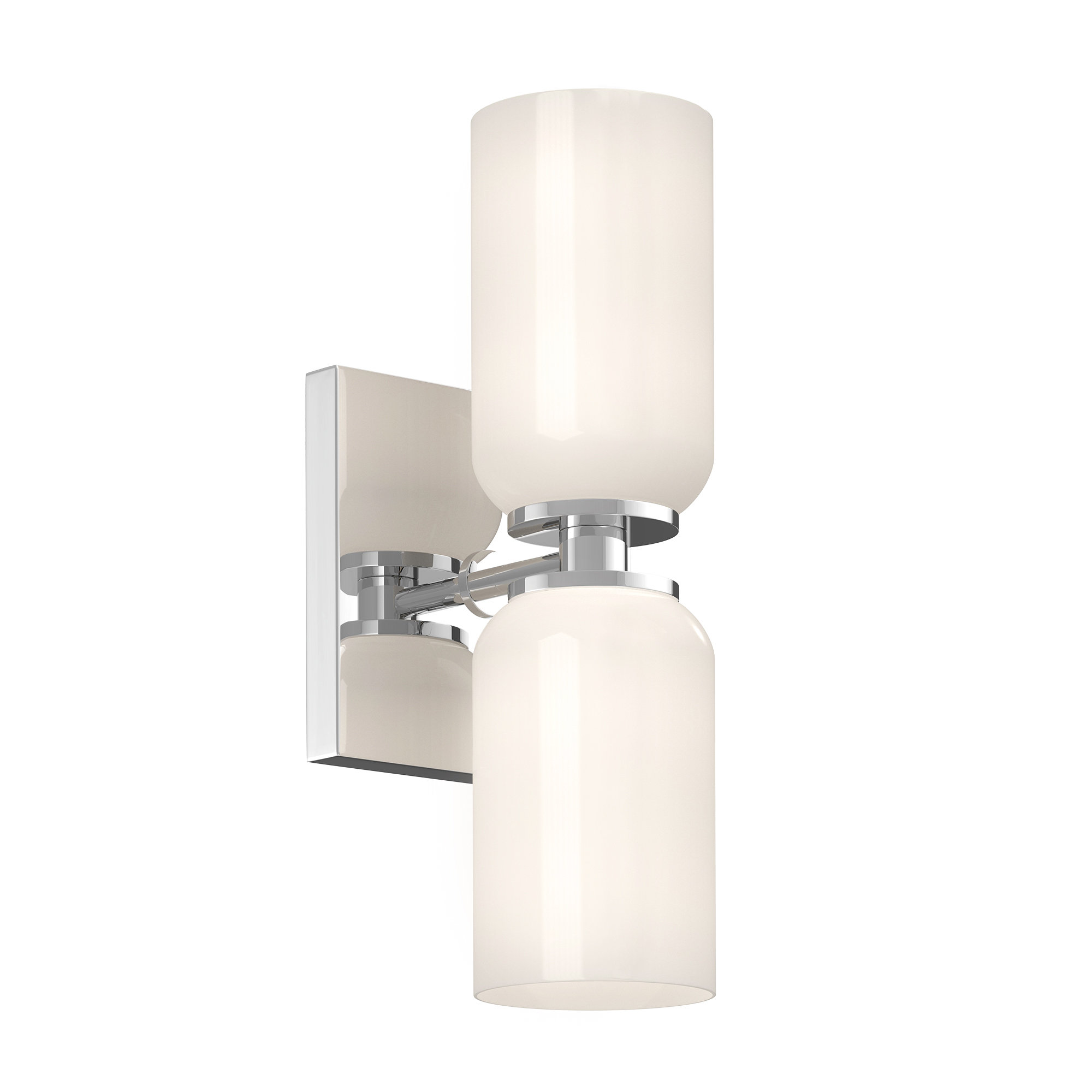 Kuzco Lighting Nola 3-In Glossy Opal Glass Socket Wall Sconce | Wayfair