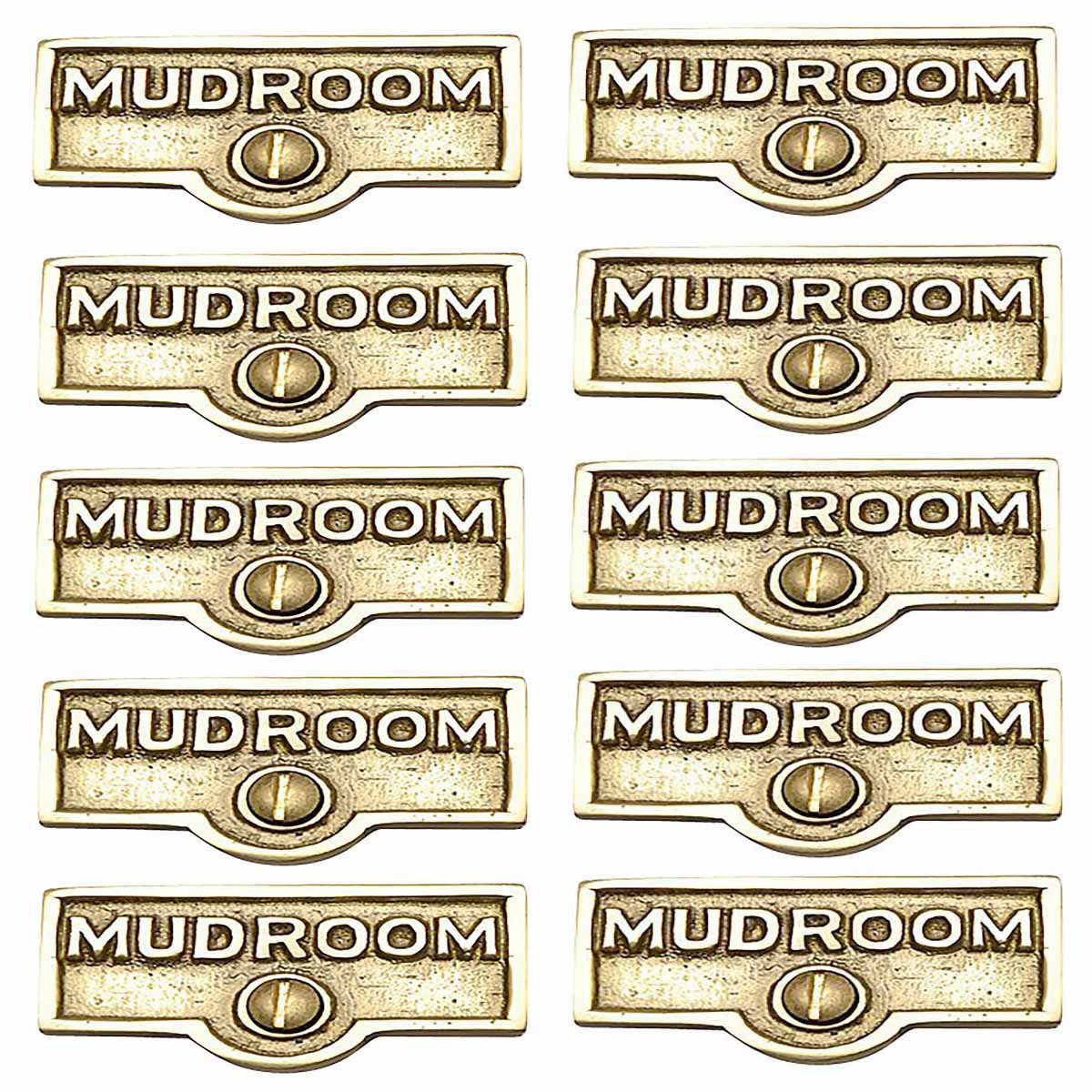 The Renovators Supply Inc. Switch Tags Mudroom Name Signs 1-Gang Rocker ...