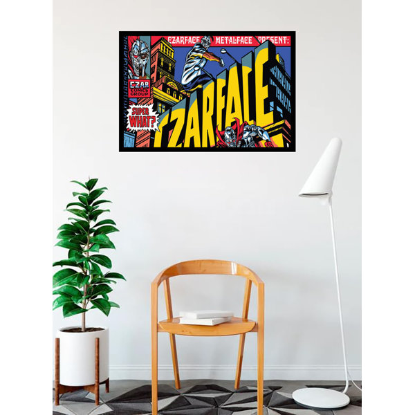 Buy Art For Less Czarface - Comic Mf Doom - Metalface Framed On Poster ...