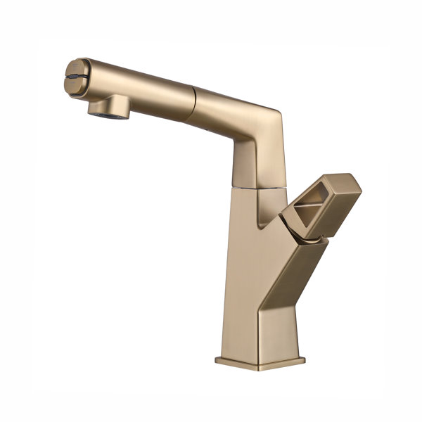 Dilon 360° Swivel Single Handle Sink Pull Out Faucet Brass Material ...