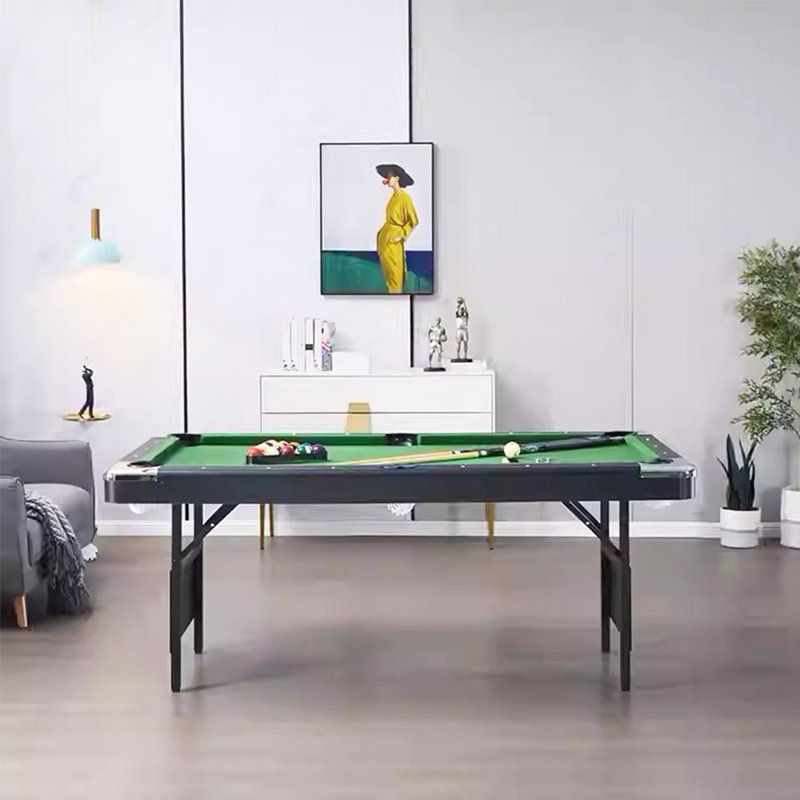 iYofe 65.7"L Portable Pool Table for Families with Easy Folding for ...