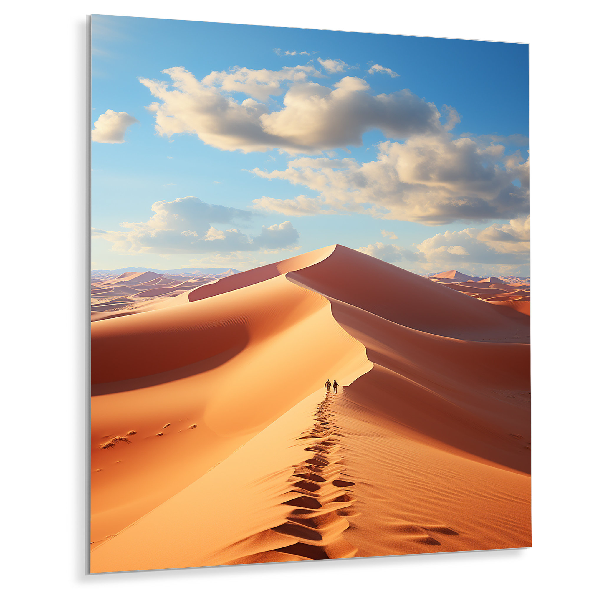 Union Rustic Egypt Sahara Dreams Landscape II - Egypt Metal Wall Decor ...