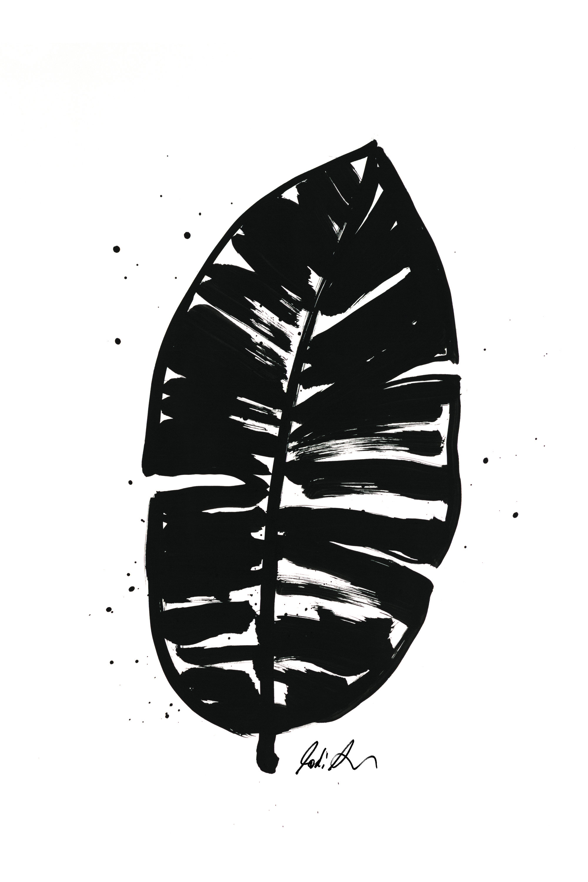 Bay Isle Home™ Inked Leaves III by Jodi Augustine | Wayfair