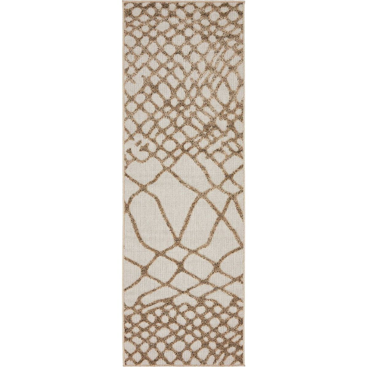 Ebern Designs Outdoor Veranda Area Rug Latte Color | Wayfair