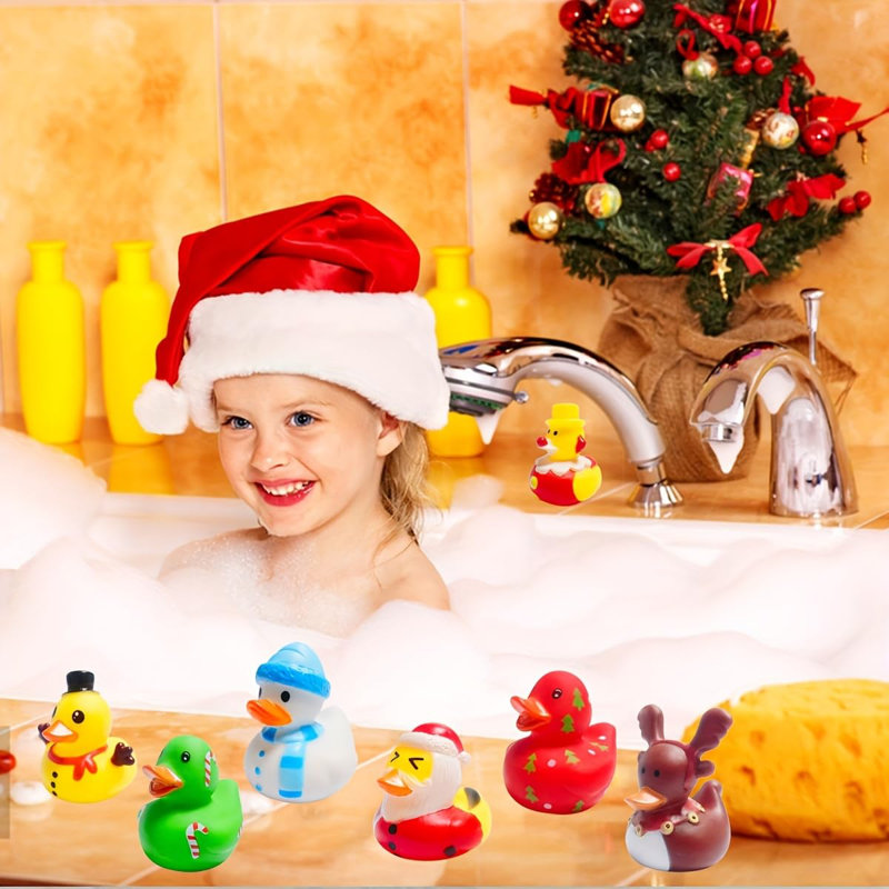 ZAALBA 42 Pcs Christmas Rubber Ducks | Wayfair