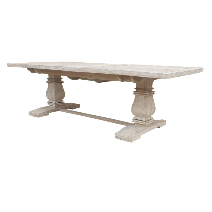 Wildon Home® Amlie Extendable Solid Wood Dining Table | Wayfair