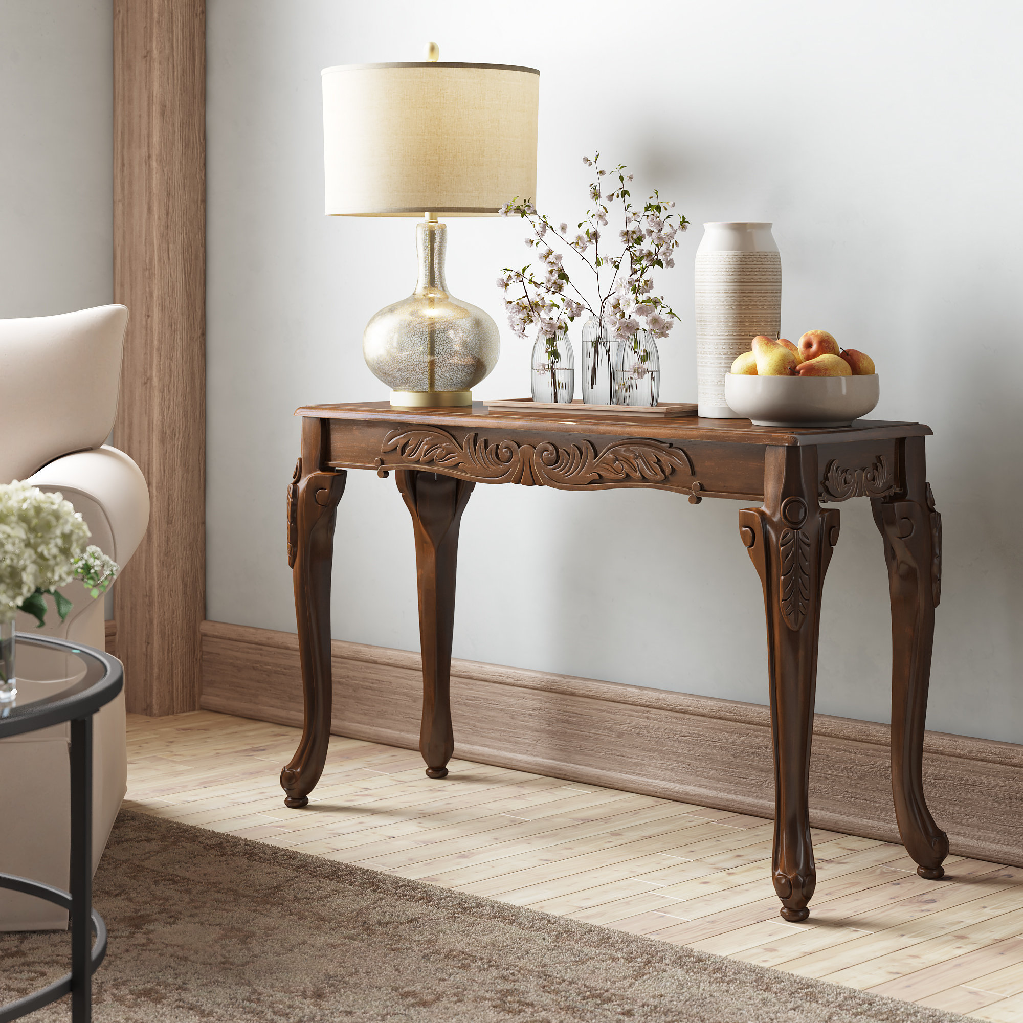 Lark Manor™ Aliese 48" Solid Wood Console Table & Reviews | Wayfair