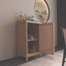 Highland Dunes Bathroom Bamboo Storage Cabinet, Freestanding Floor ...
