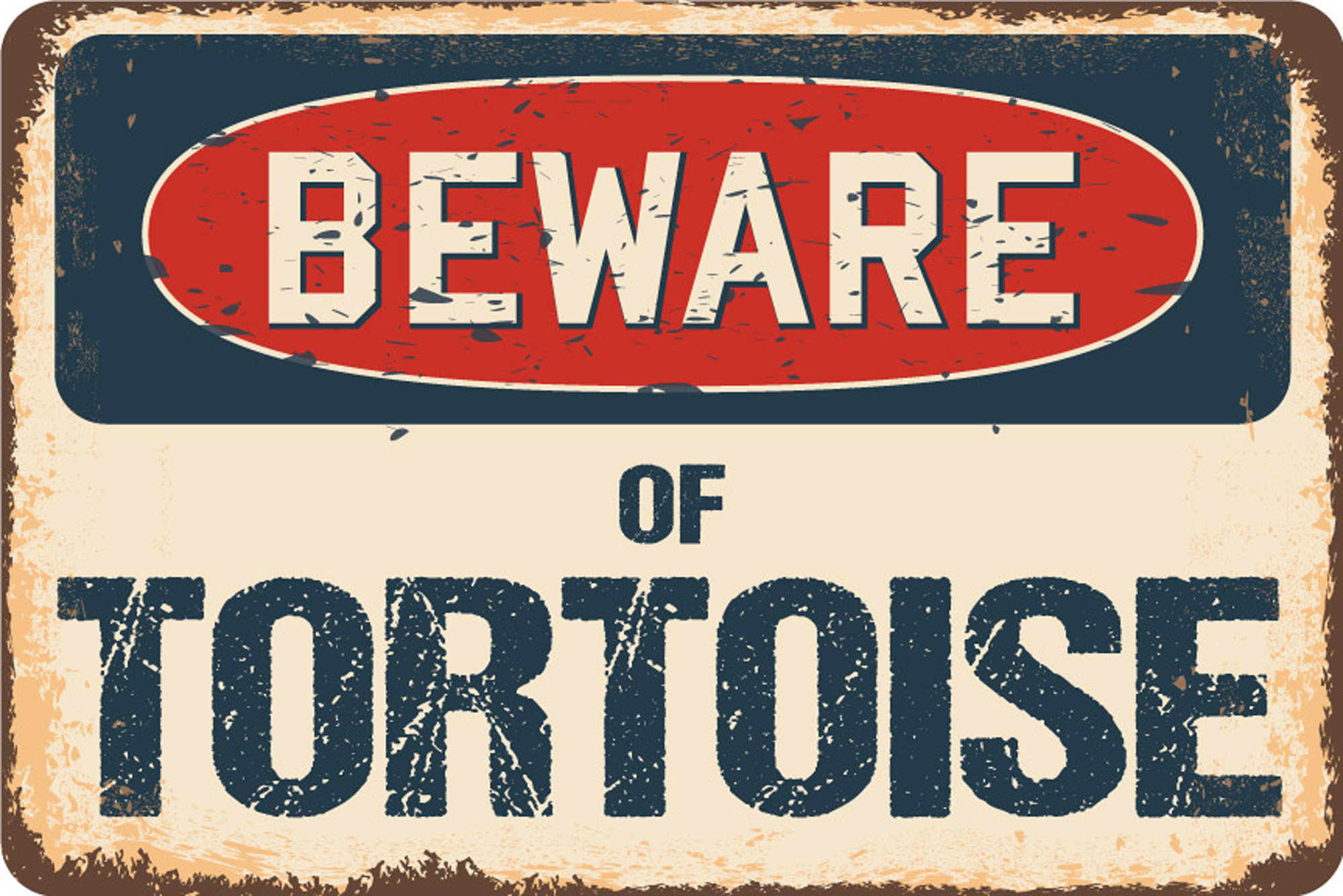 SignMission Beware of Tortoise Sign | Wayfair