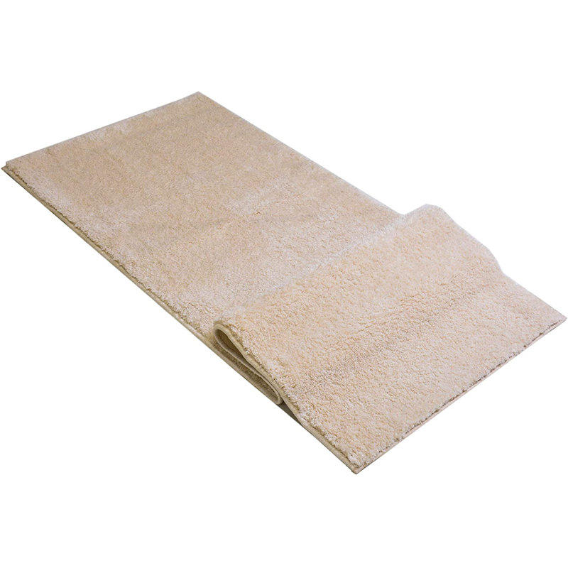 Ebern Designs Alaiza Cream Color Slip Resistant Soft Shag Rug | Wayfair