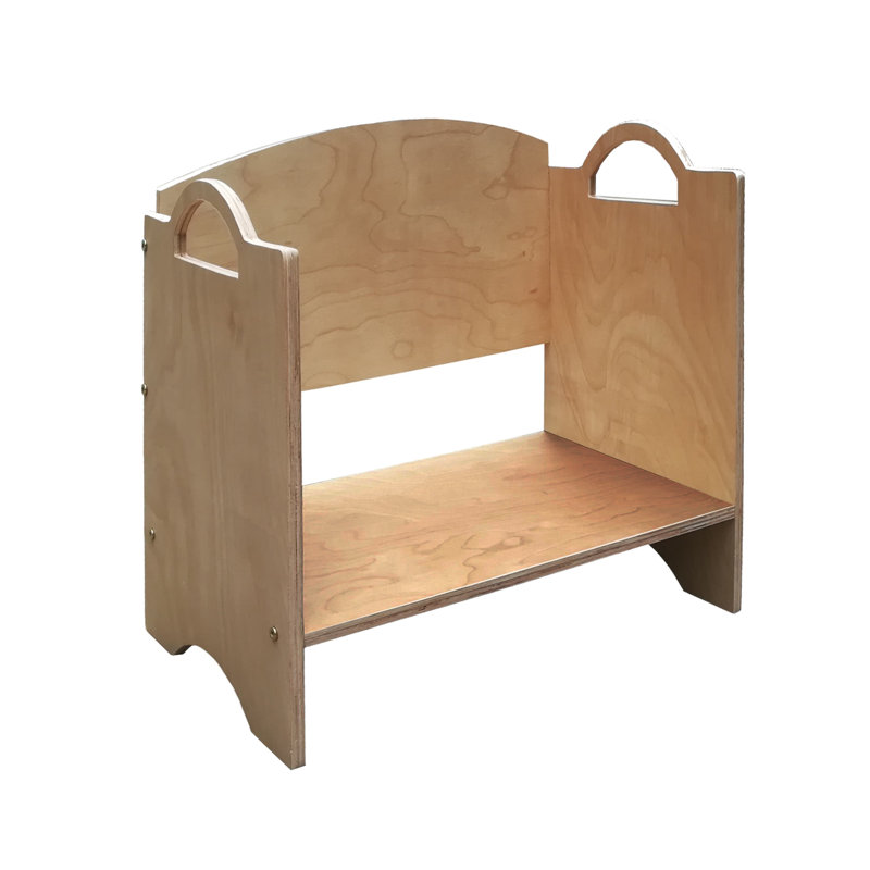 Winston Porter Stackable Bookshelf Wooden Book Rack Book Organizer ...