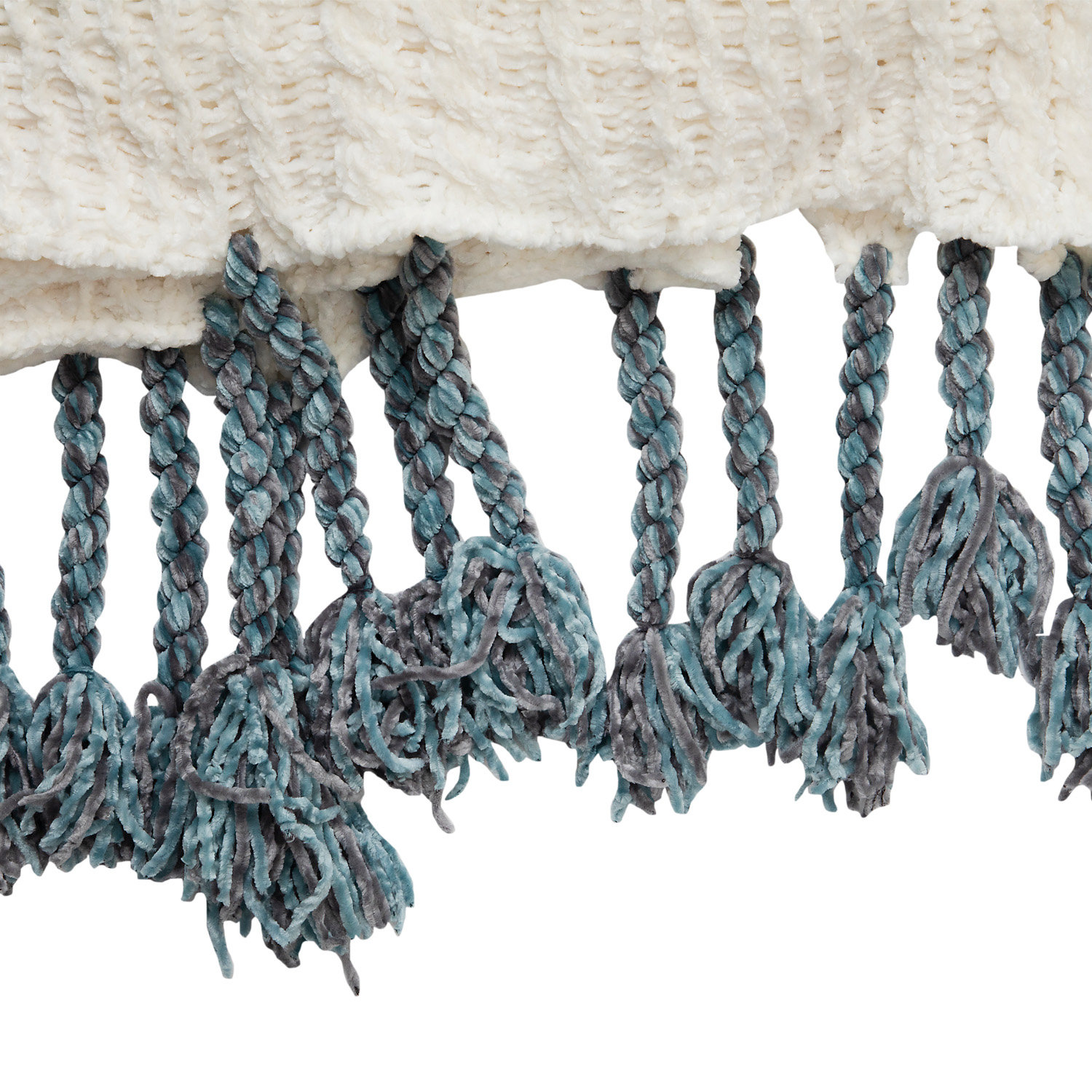 Terry Town Versailles Fringed Chenille Throw | Wayfair