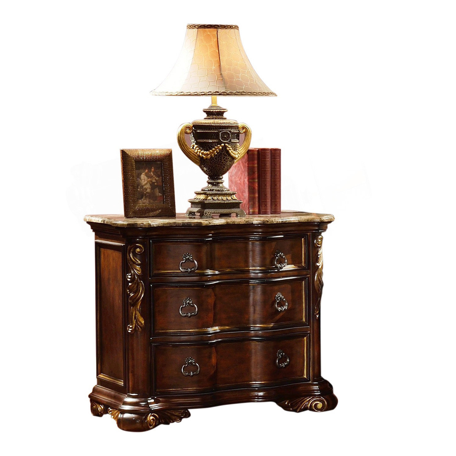 Dynoson Traditional Style Night Stand | Wayfair