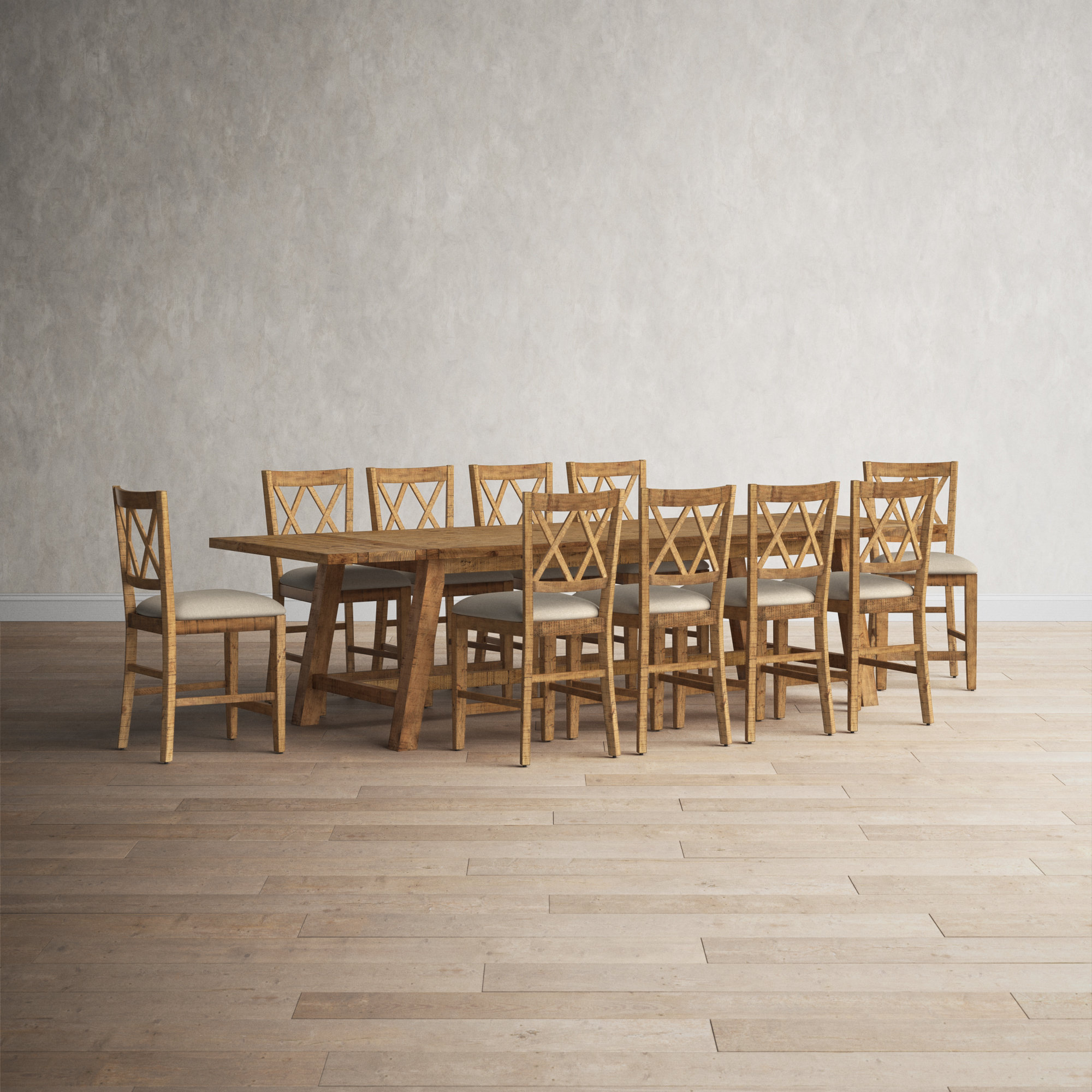 Maxine 11 - Piece Extendable Dining Set & Reviews | Birch Lane