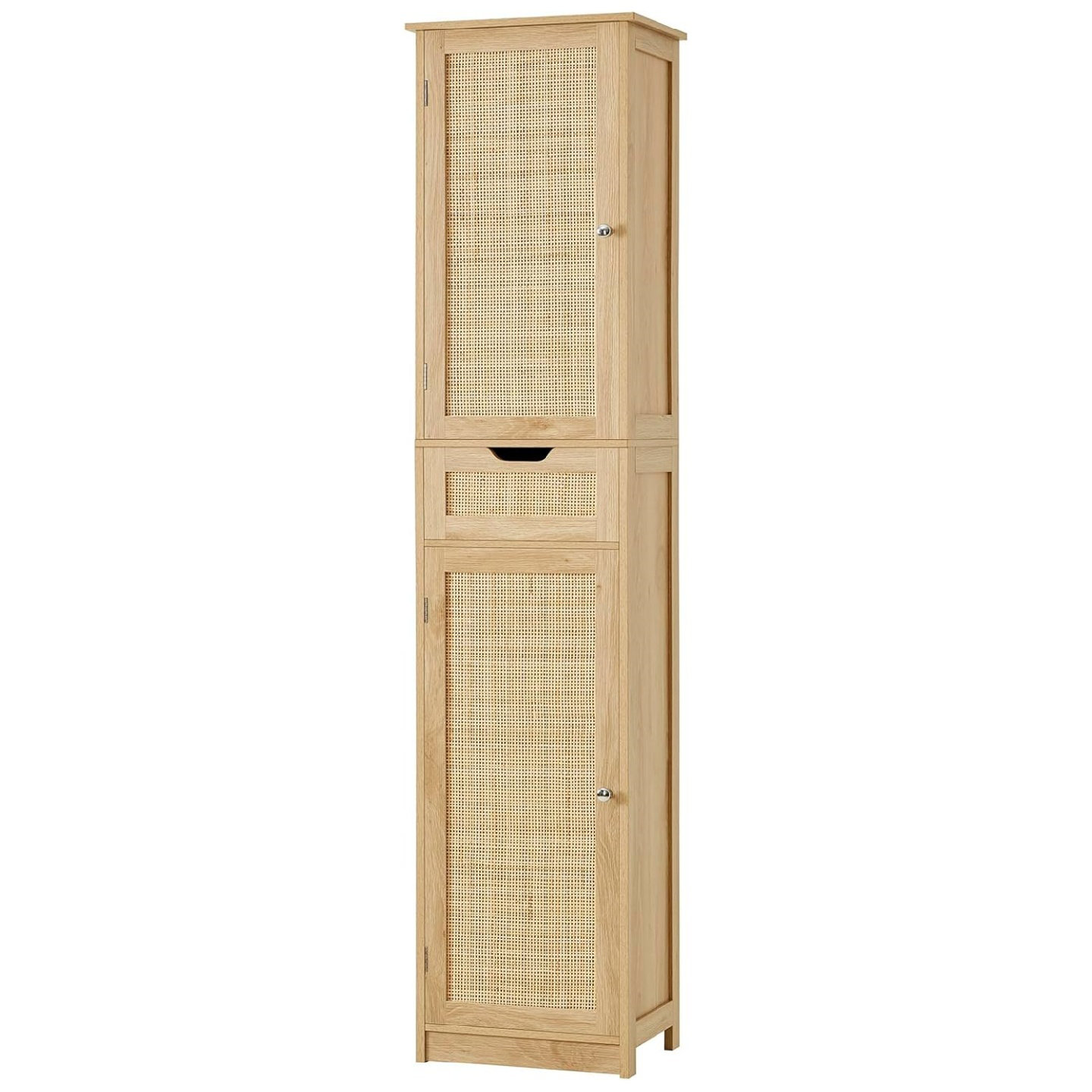 Bayou Breeze Freestanding Tall Narrow Storage Cabinet with Doors ...