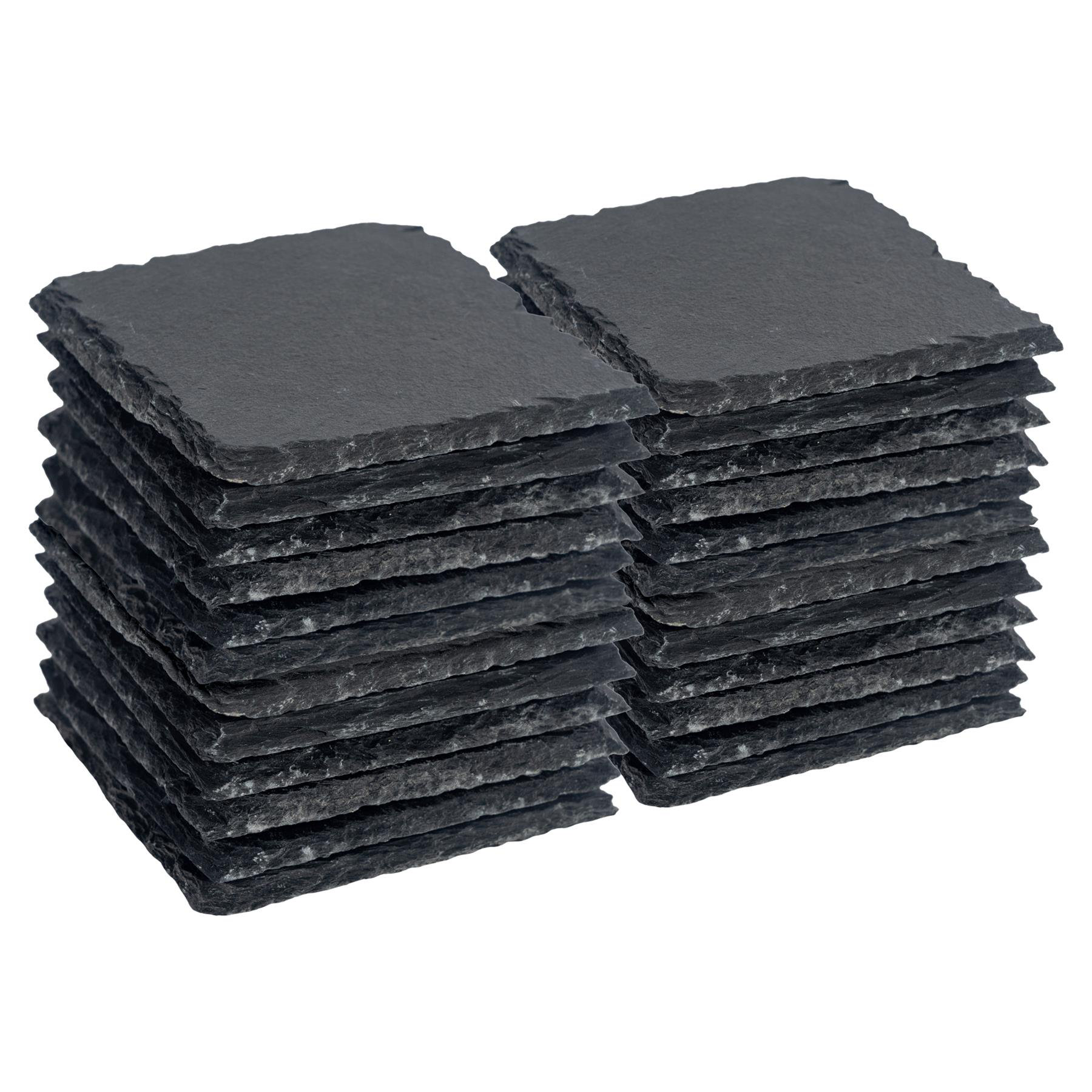 Argon Tableware Square Slate Coasters - 10cm - Pack of 24 | Wayfair.co.uk