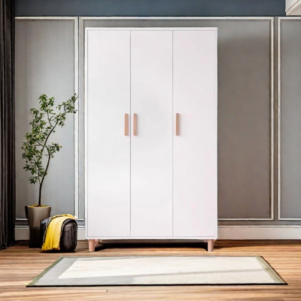 Parttlion European style modern simple wardrobe - Wayfair Canada