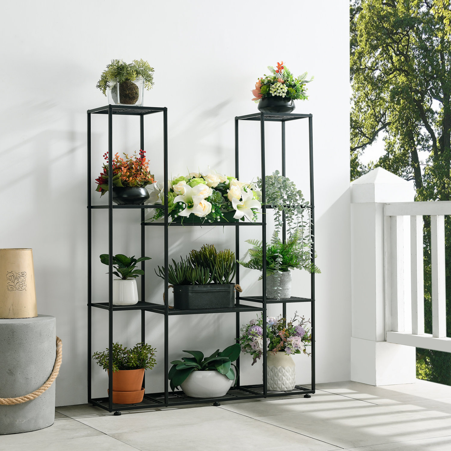 Arlmont & Co. 47" Multi-tiered Metal Plant Stand & Reviews - Wayfair Canada