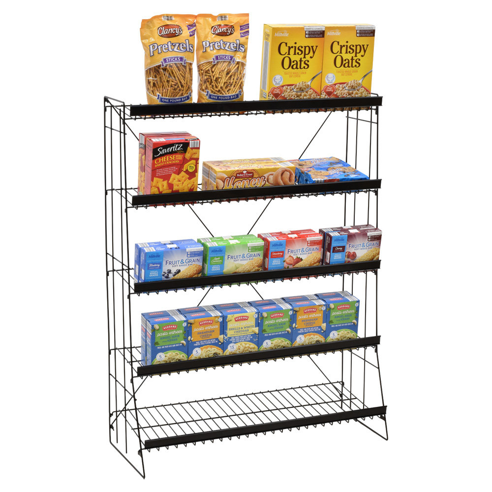 17 Stories 48" H X 36" W - 5-Tier Floor Standing Candy Display Rack ...