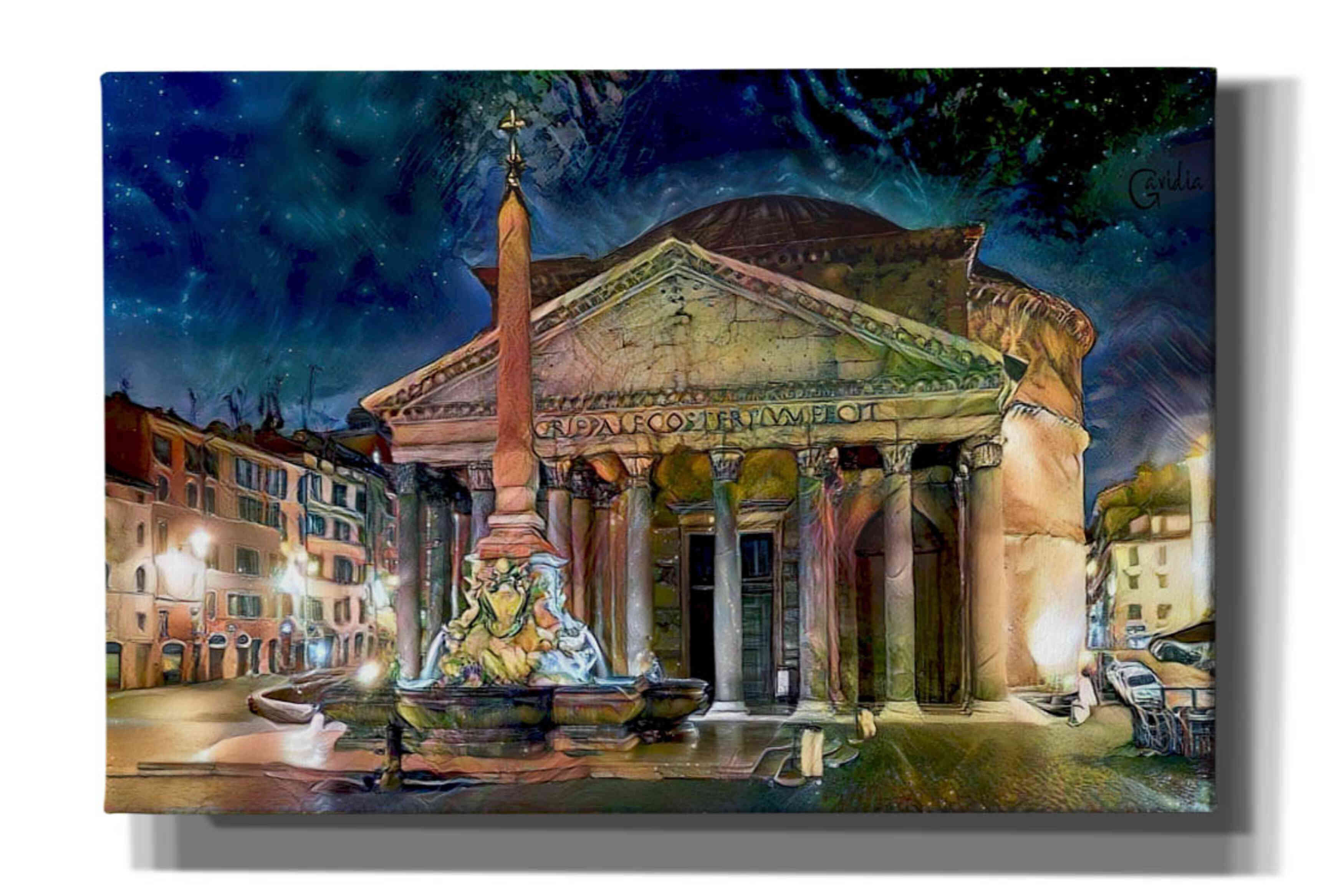 Alcott Hill® Epic Graffiti 'Rome Italy Pantheon' by Pedro Gavidia ...