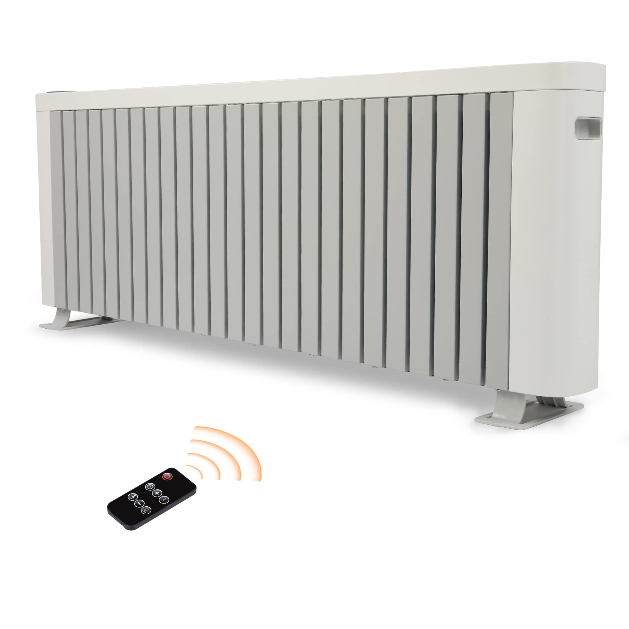 LUCKYREMORE KM3796 1500 Watt 5100 BTU Electric Radiator Space Heater ...