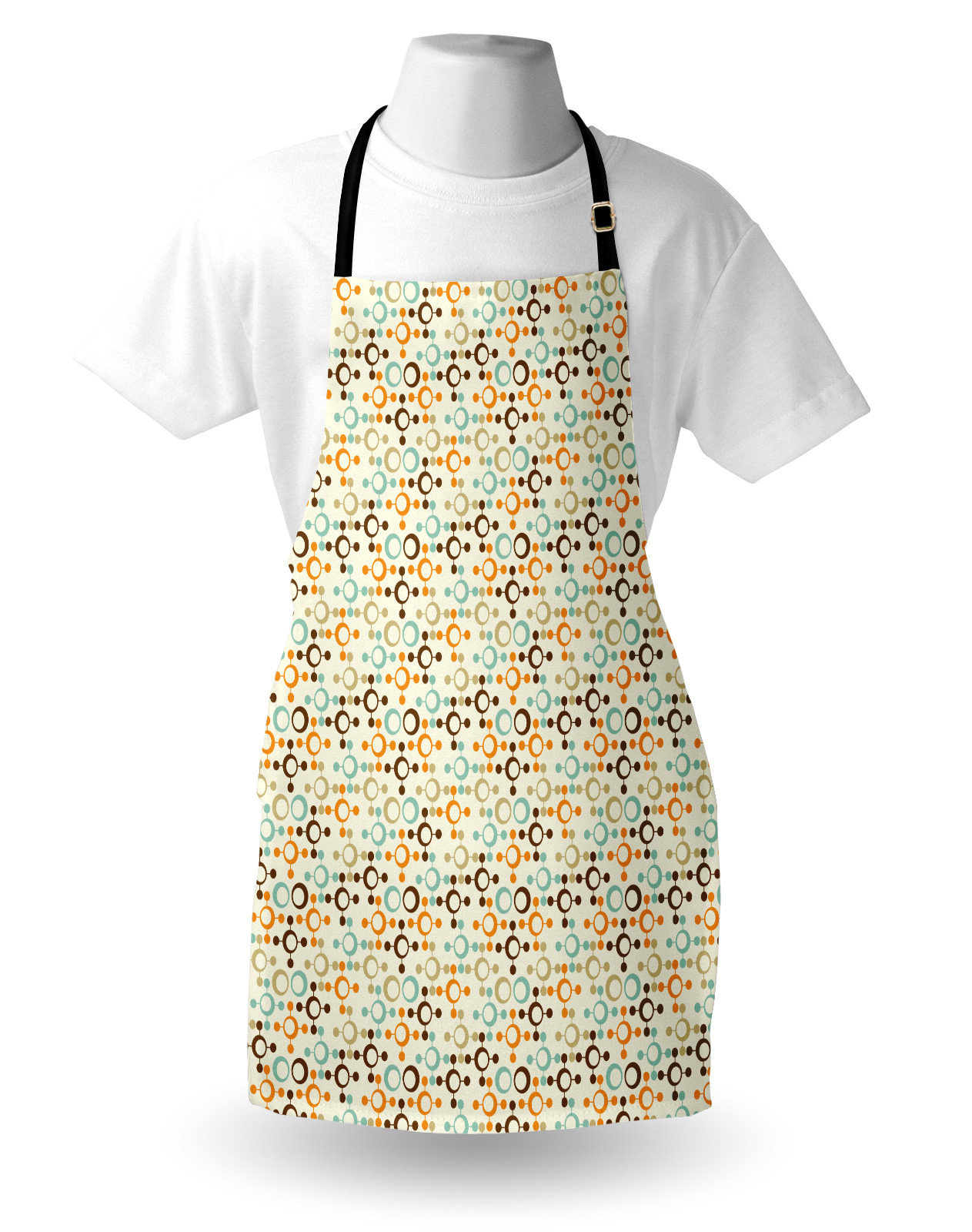 East Urban Home Abstract Apron Unisex, Funky Molecule Like, Adult Size ...