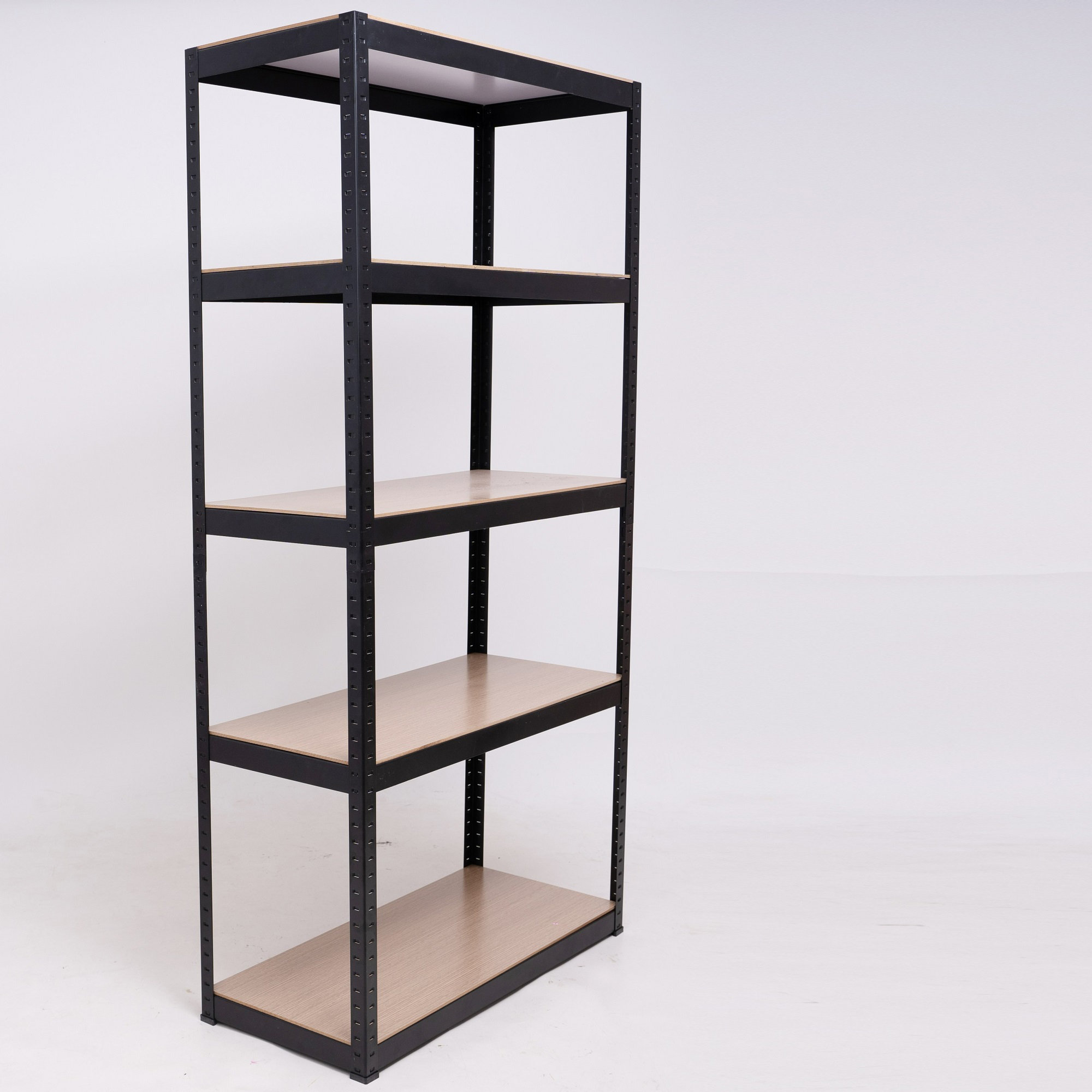 17 Stories 5 Tier Adjustable Garage Storage Shelving, Heavy Duty Metal ...