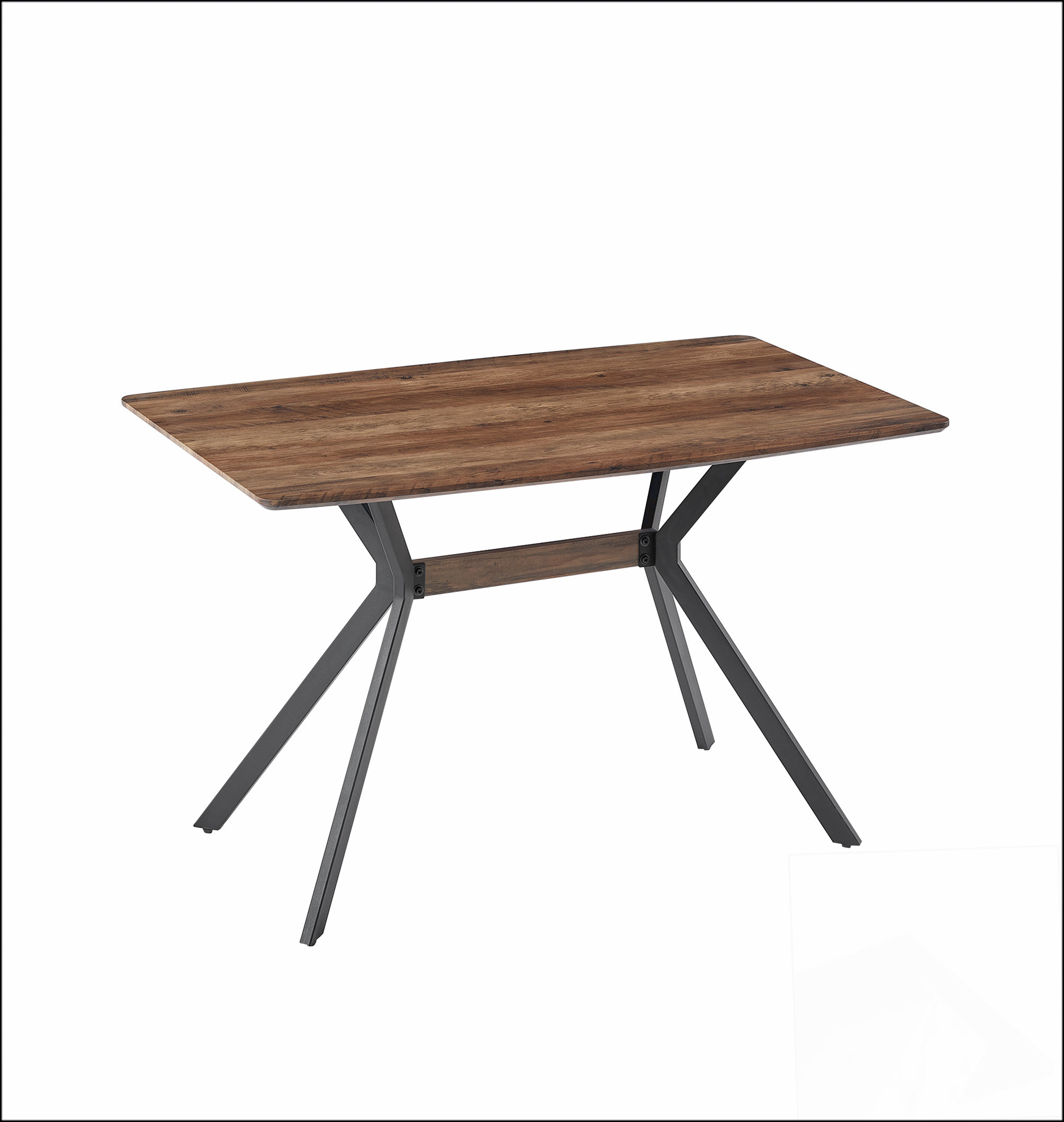 Wrought Studio™ Modern Minimalist Style Dining Table MDF wooden Top ...