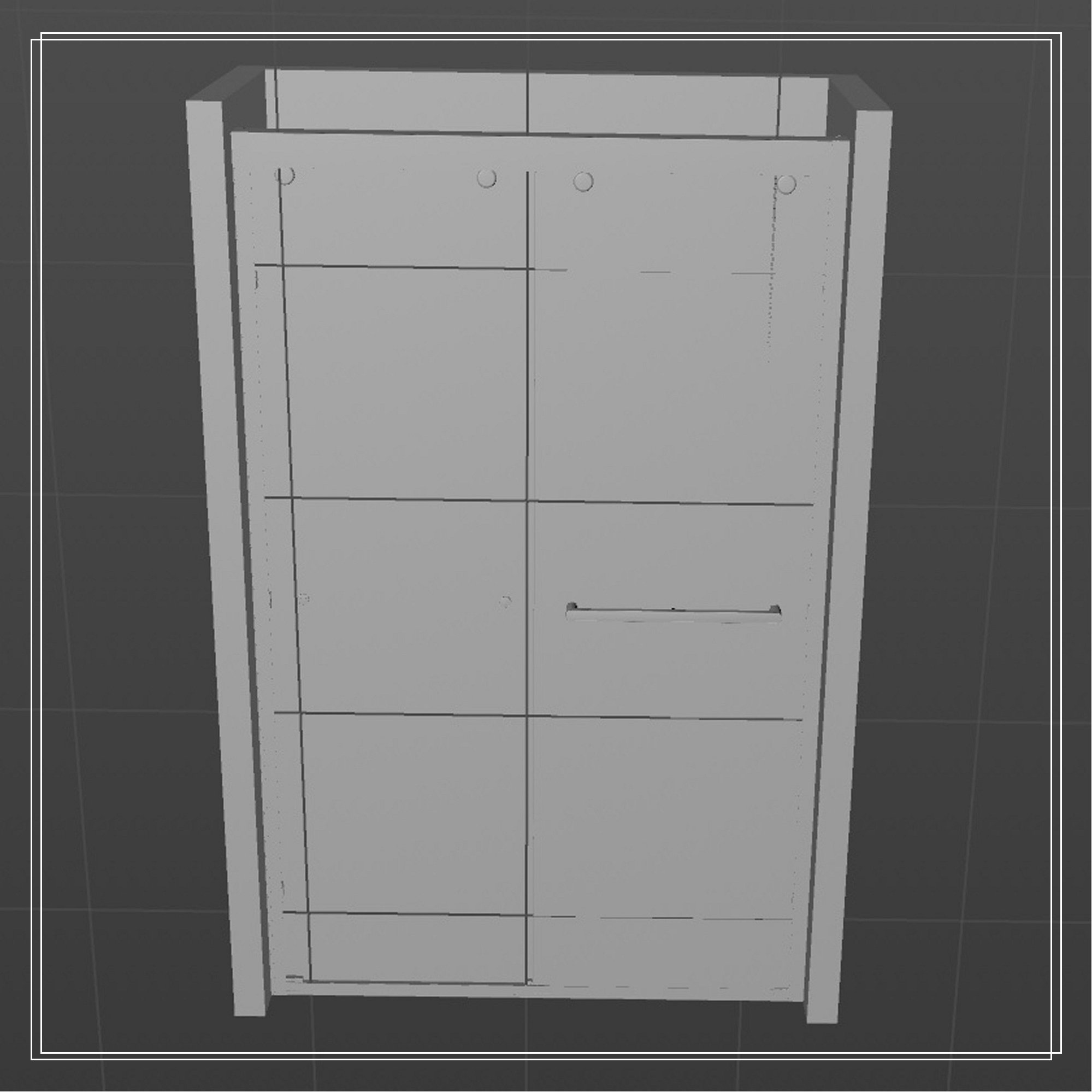 REDmintss 44-48"W X 75"H Double Sliding Shower Door, Aluminium Alloy ...