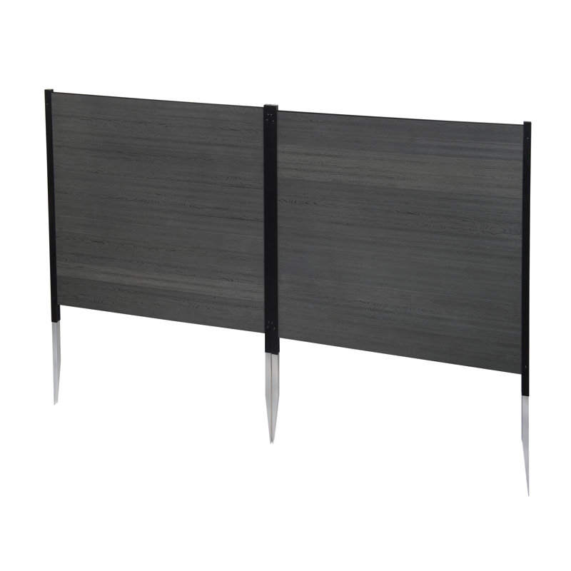 Enclo 3.6 ft. H x 3.5 ft. W Lincoln WoodTek Vinyl Privacy Screen Kit (2 ...