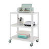 TRINITY 30 in. 3-Tier Metal Utility Cart w/ Wheels & Reviews | Wayfair