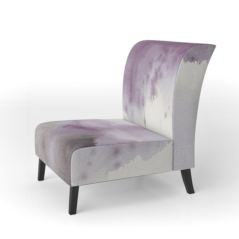 East Urban Home Midnight At The Lake III Amethyst and Grey - Shabby ...