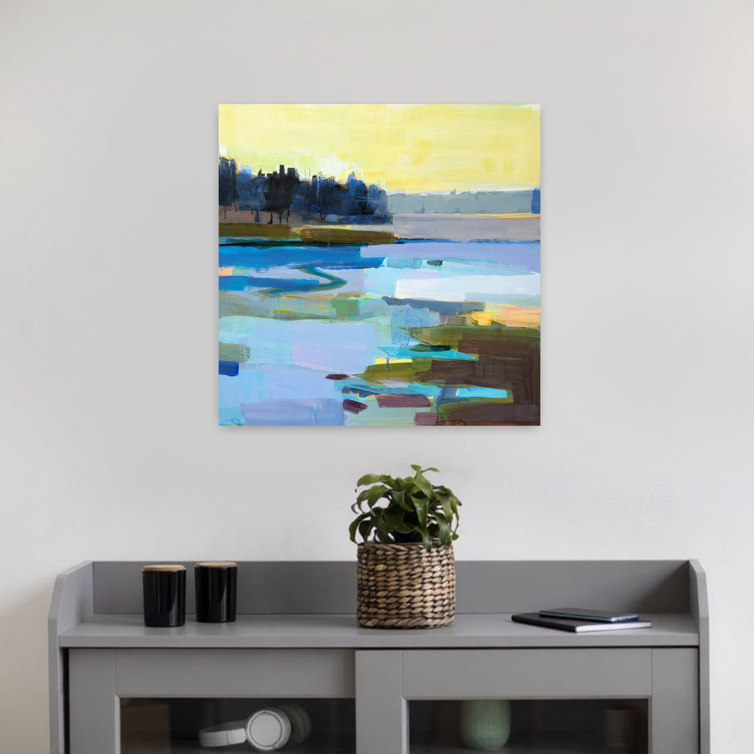 Dovecove Rowley Marsh Early Spring Abstract Coastal Spring Art ...
