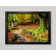 Bright Star Gentle Shallow Stream Woodland - Single Picture Frame Print ...
