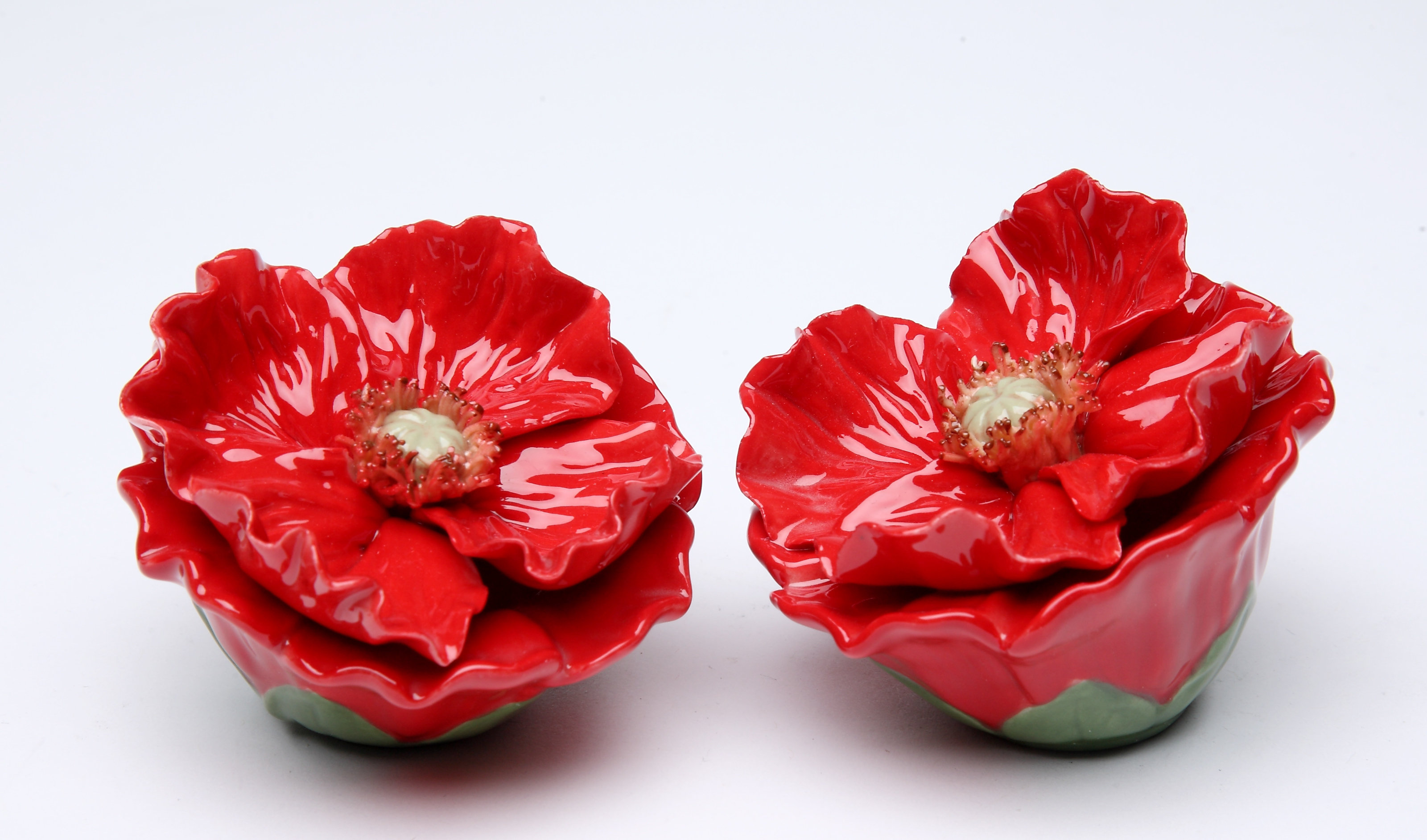 Cosmos Gifts Poppy Flower Salt and Pepper Set & Reviews | Wayfair