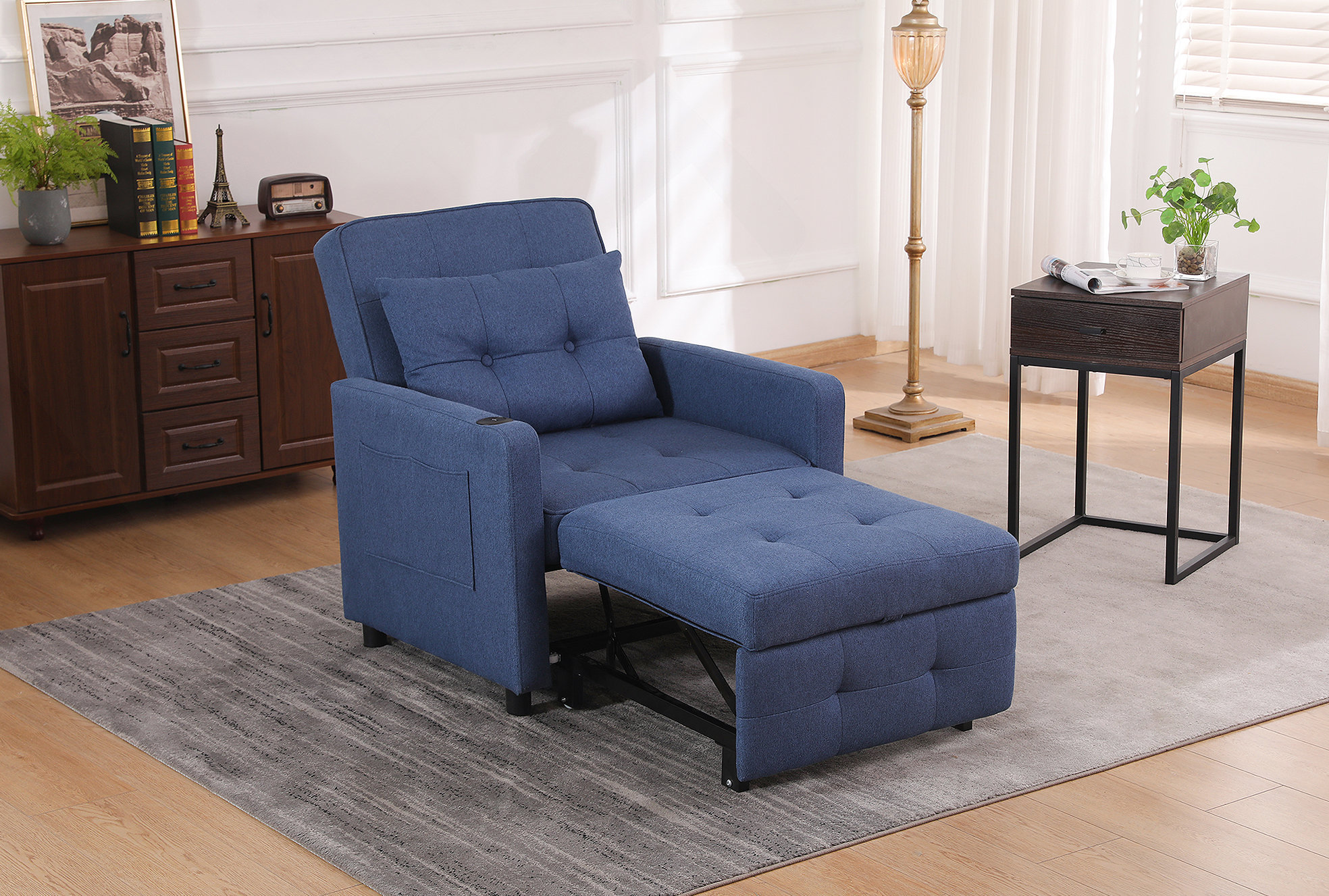 Ebern Designs Canapé-lit convertible 3 en 1 Sleeper Chair - Wayfair Canada